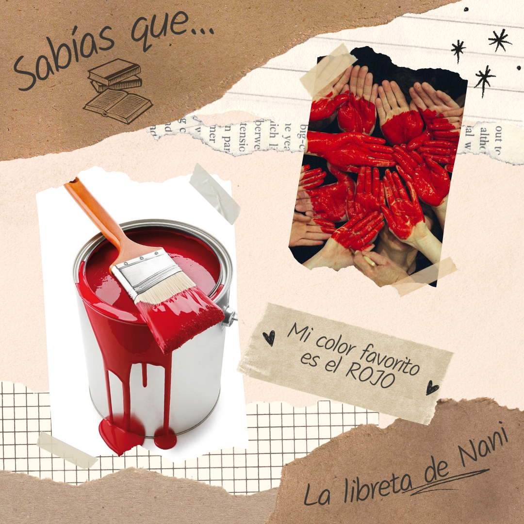 Sabías que… mi color favorito es el rojo – La libreta de Nani