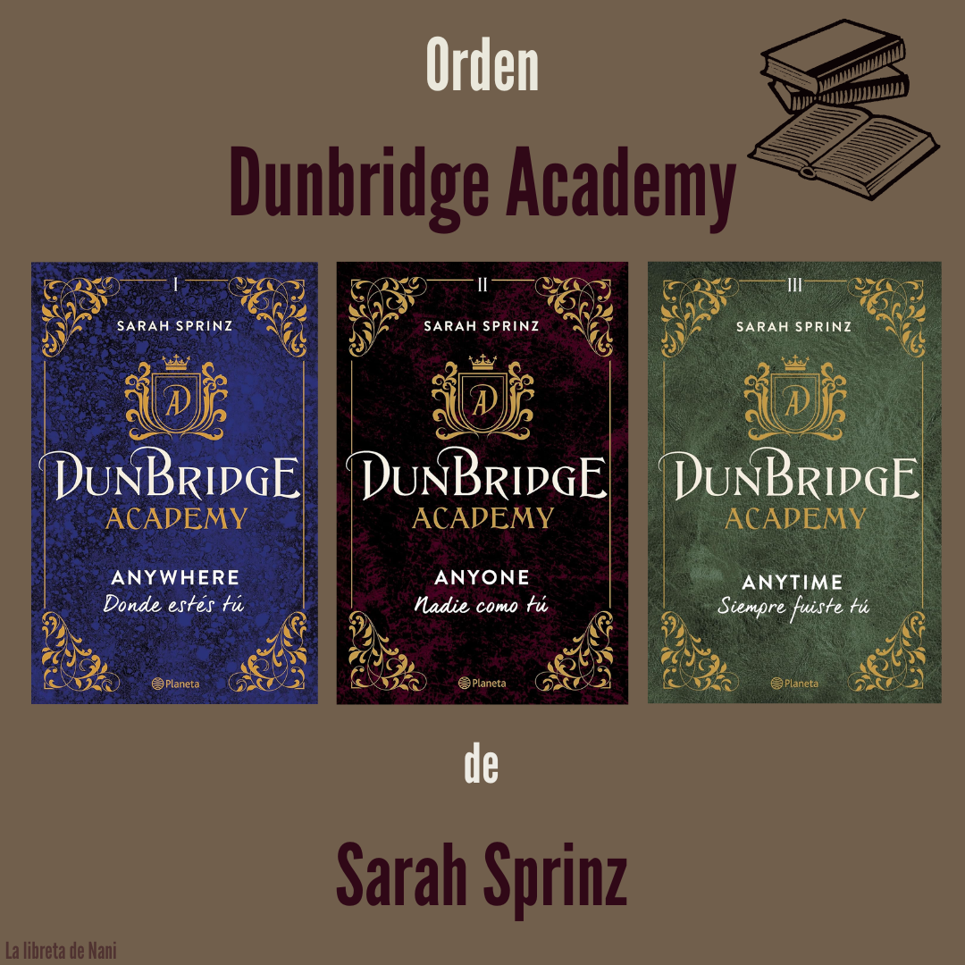 Orden Dunbridge Academy de Sarah Sprinz – La libreta de Nani