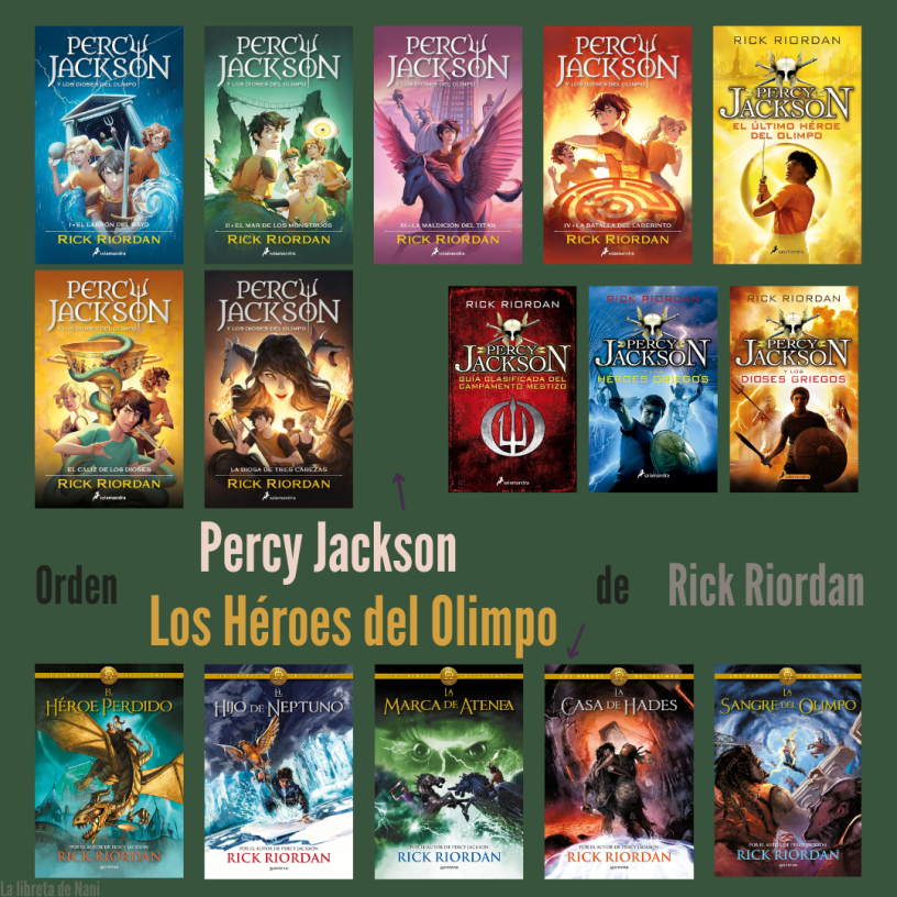 Orden Percy Jackson y Los Héroes del Olimpo de Rick Riordan – La ...