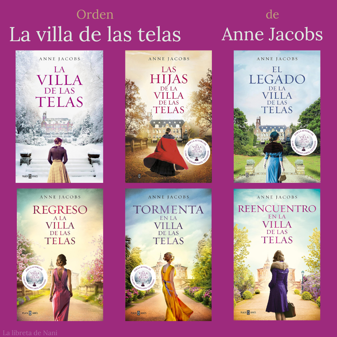 Orden La villa de las telas de Anne Jacobs – La libreta de Nani