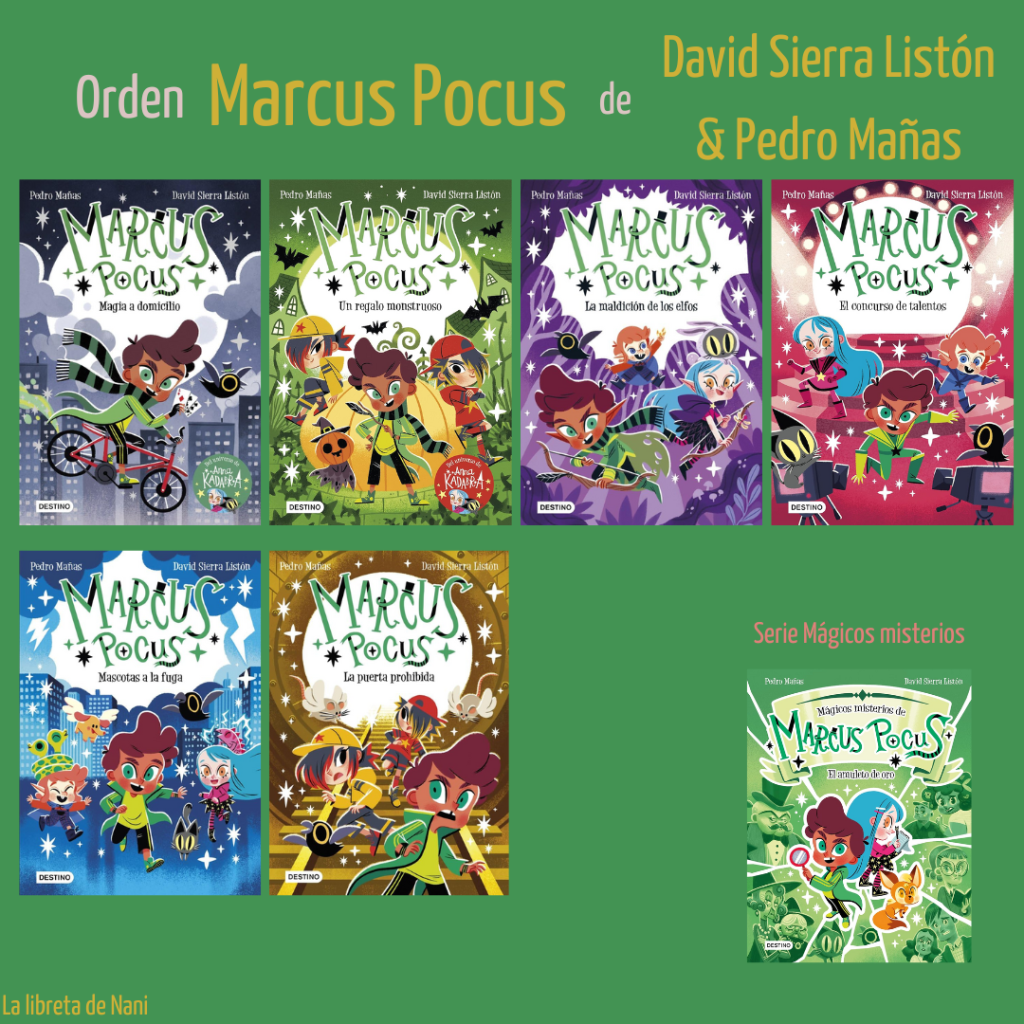 Orden lectura Marcus Pocus de David Sierra Listón & Pedro Mañas – La ...
