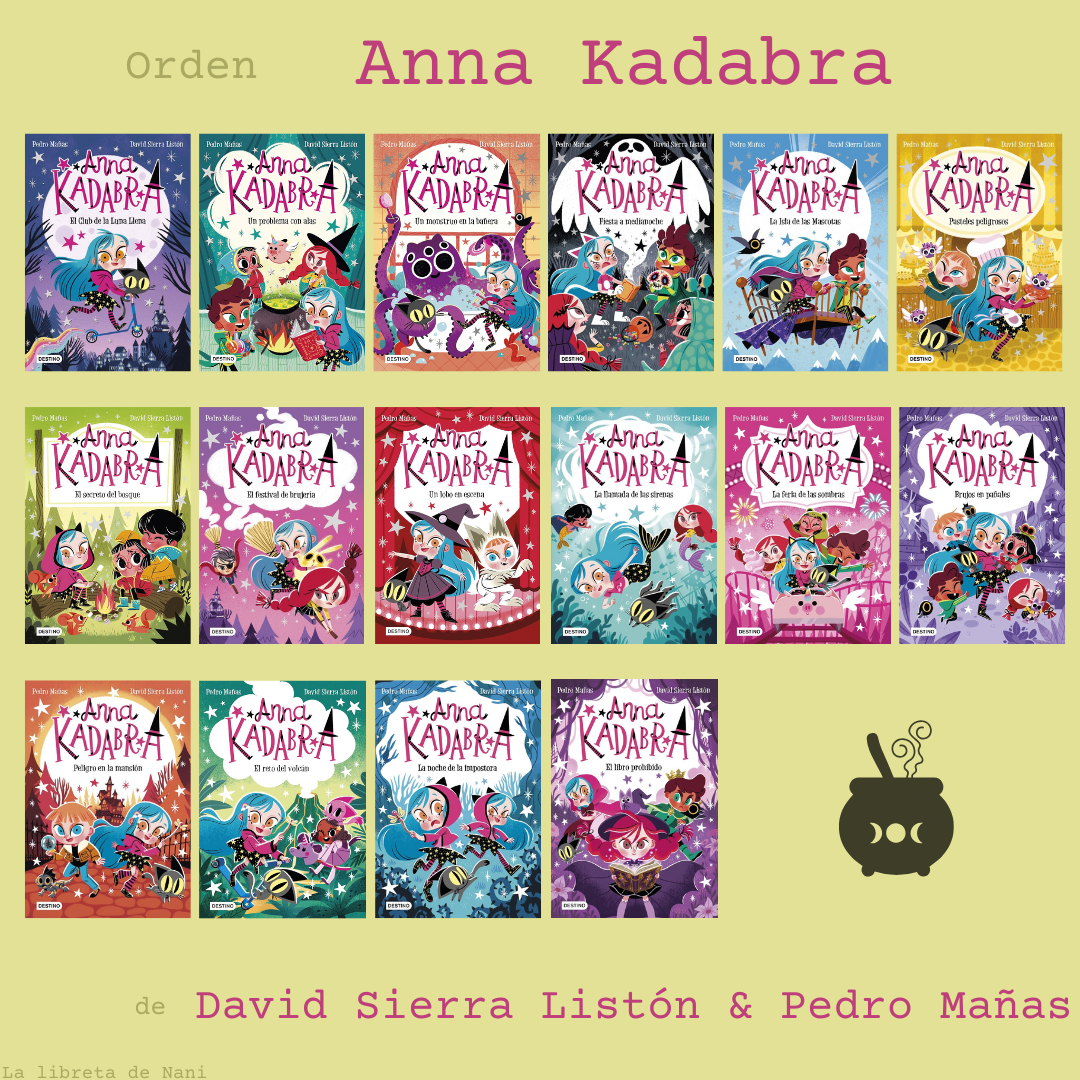 Orden lectura Anna Kadabra de David Sierra Listón y Pedro Mañas – La ...
