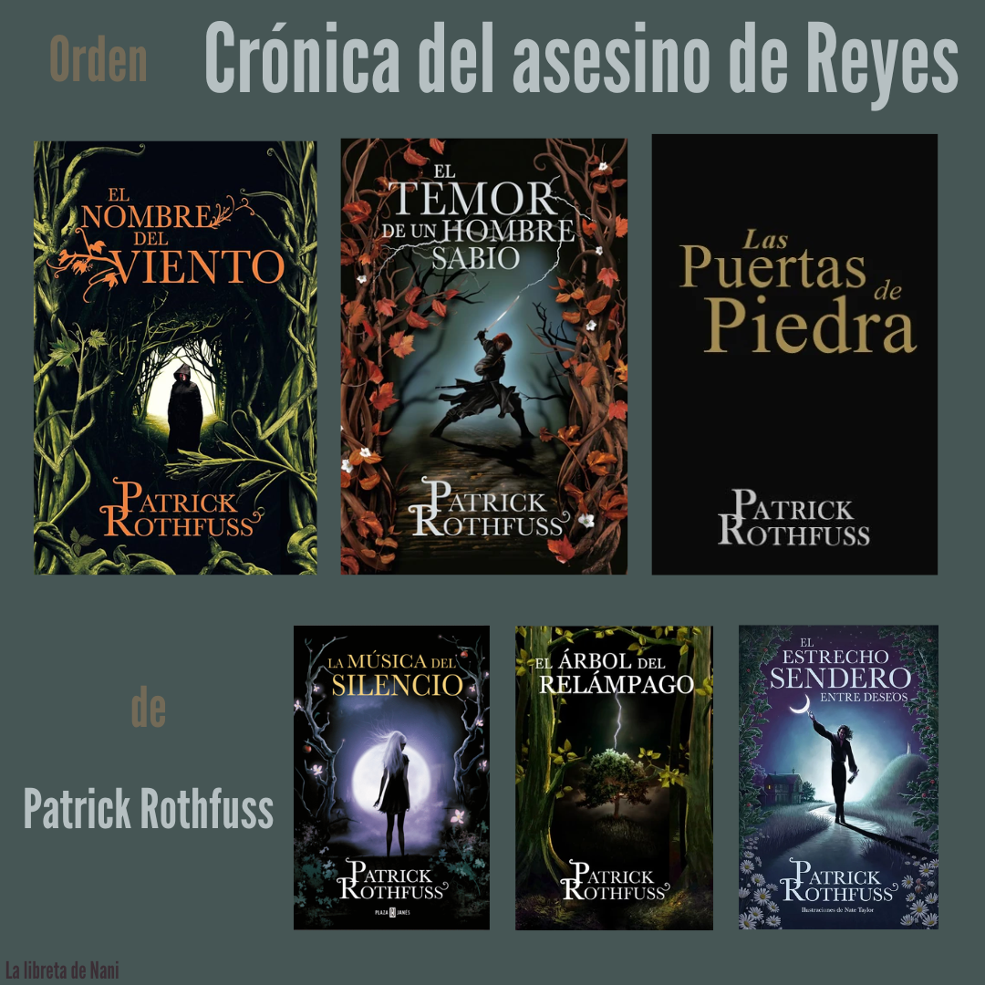 Orden Crónica del asesino de Reyes de Patrick Rothfuss – La libreta de Nani