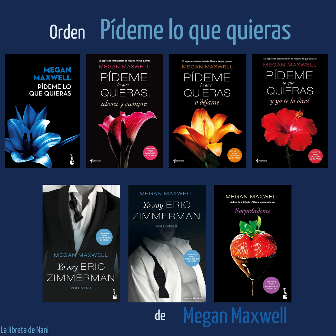 Orden Pídeme lo que quieras de Megan Maxwell – La libreta de Nani