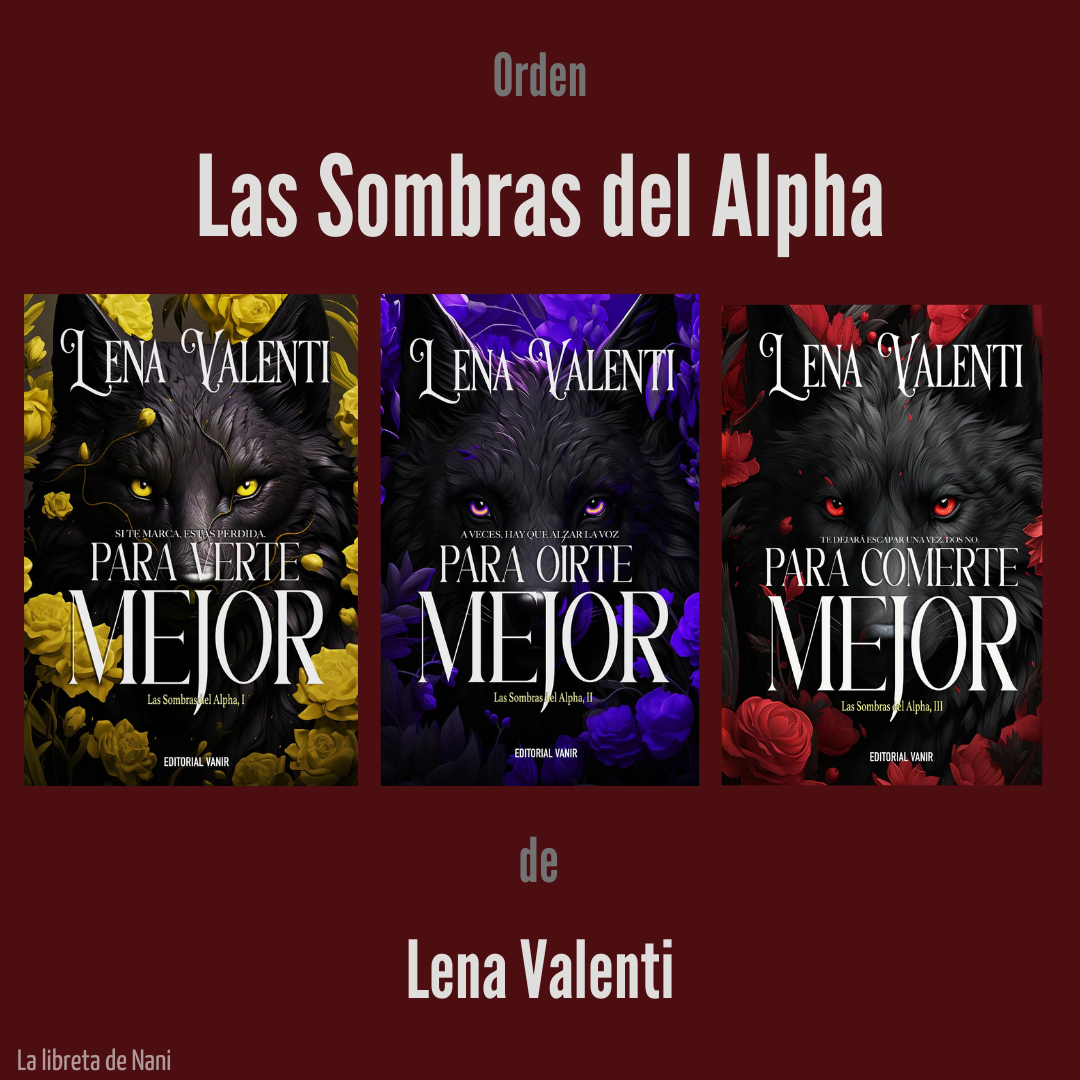 Orden Las Sombras del Alpha de Lena Valenti – La libreta de Nani