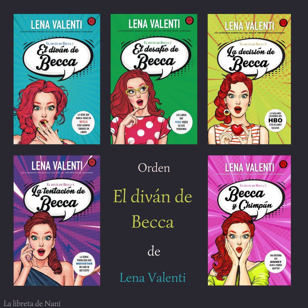 Orden El diván de Becca de Lena Valenti – La libreta de Nani