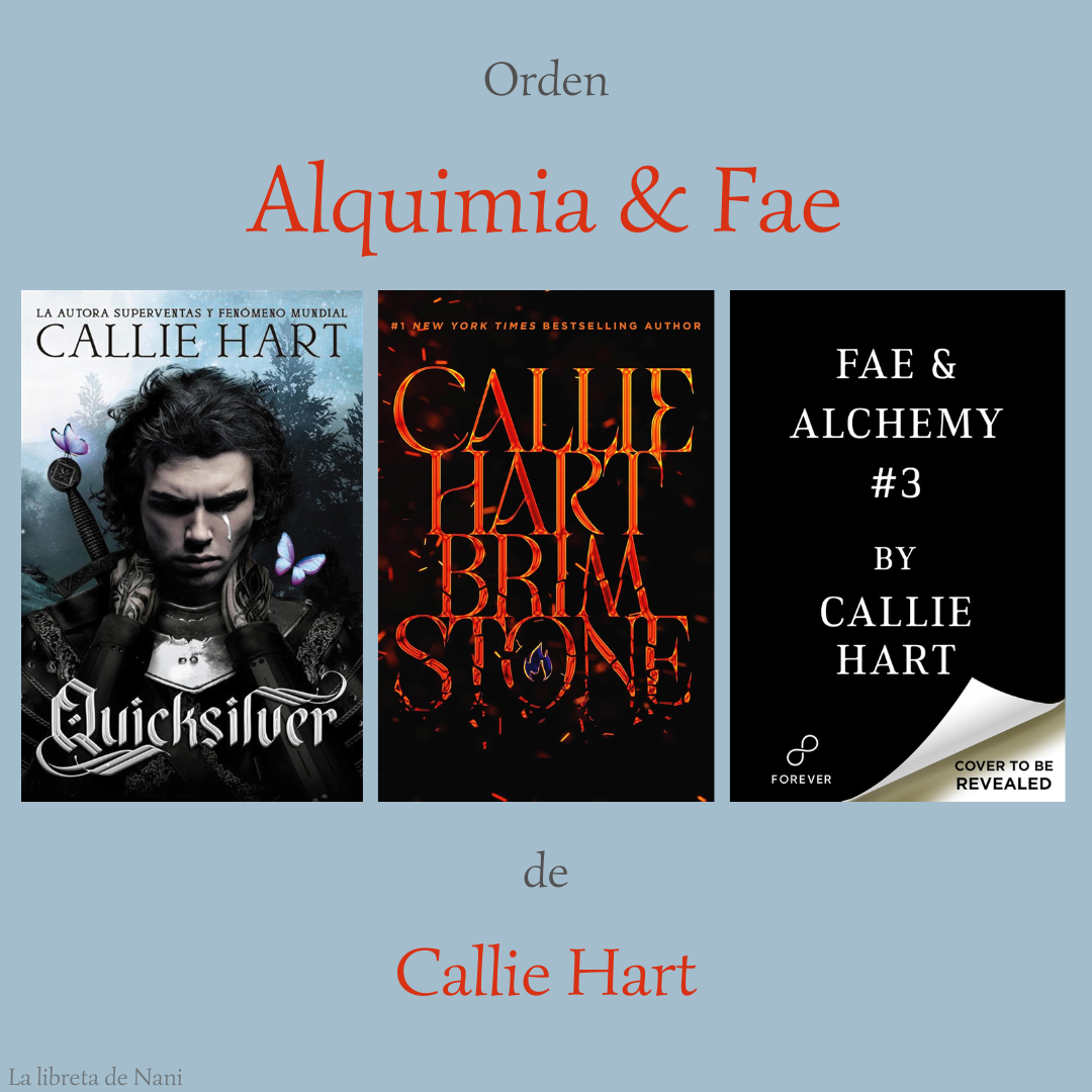 Orden Alquimia & Fae – Callie Hart – La libreta de Nani